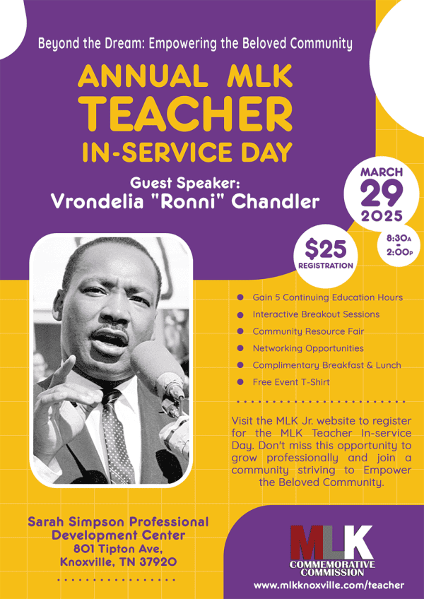 2025 Annual MLK Teacher In-Service Day - MLK Commission